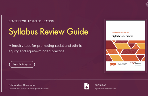 Teaching Guide: Designing an Inclusive Syllabus - Center for Education ...